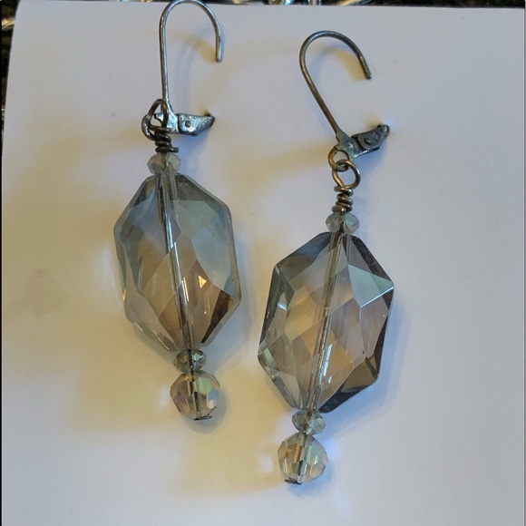 Made By Me | Jewelry | Cut Crystal Drop Earrings | Poshmark